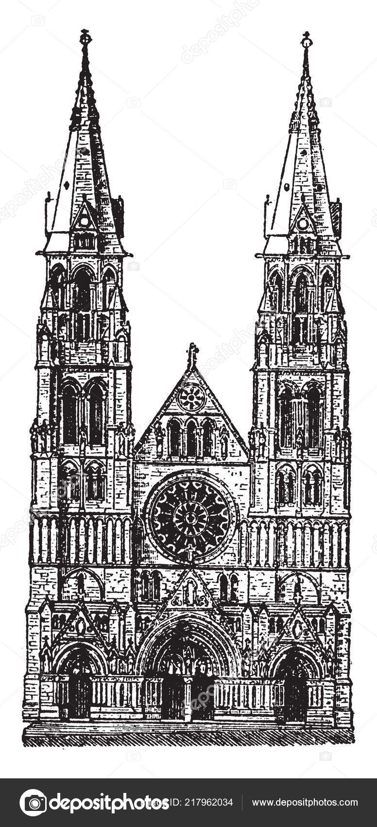 All Saints Cathedral Albany Gothic Steeples Cathedral Elk Street ...