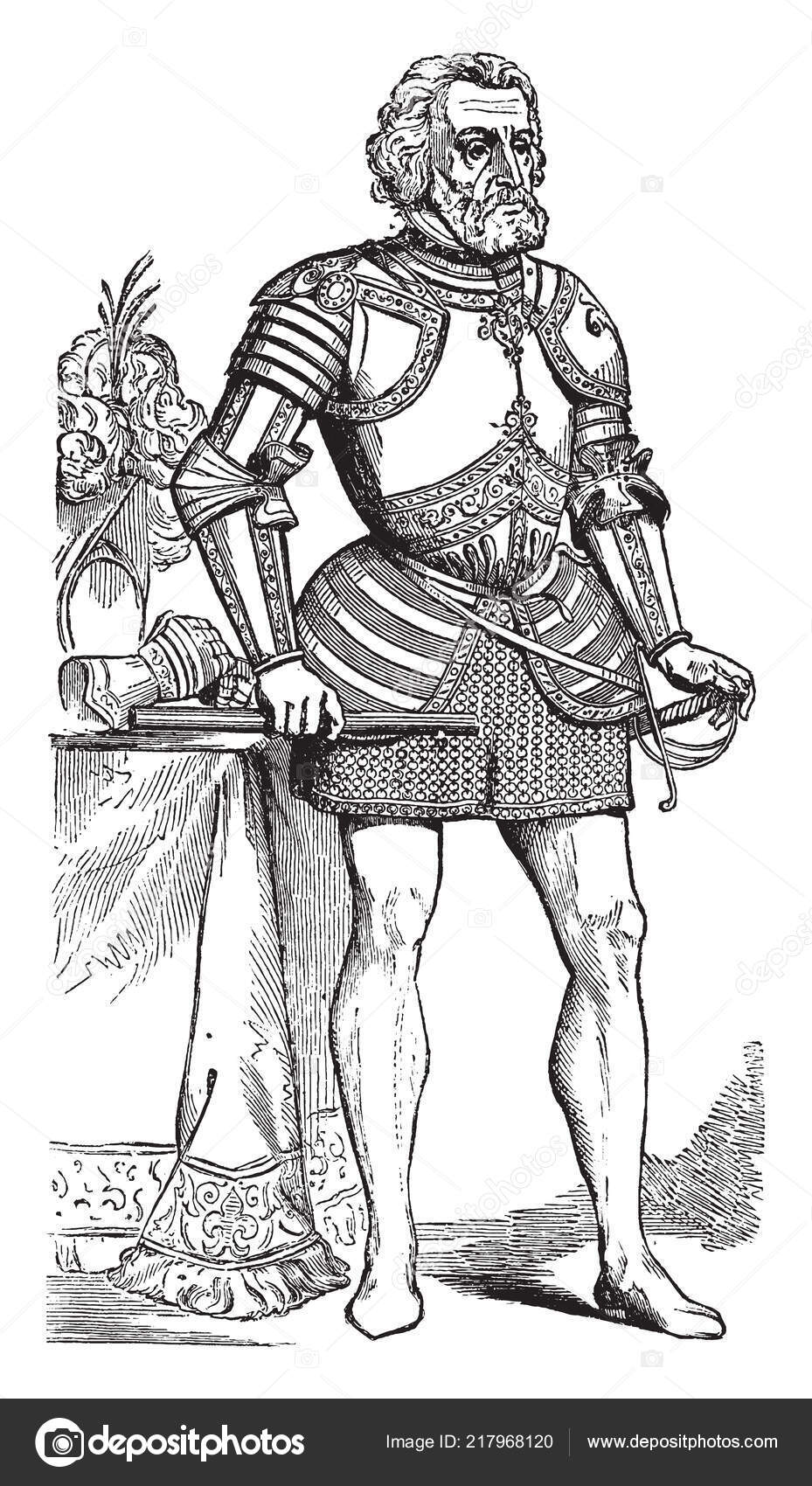 Hernan Cortes 1485 1547 Spanish Conquistador Who Conquered Mexico Spain ...