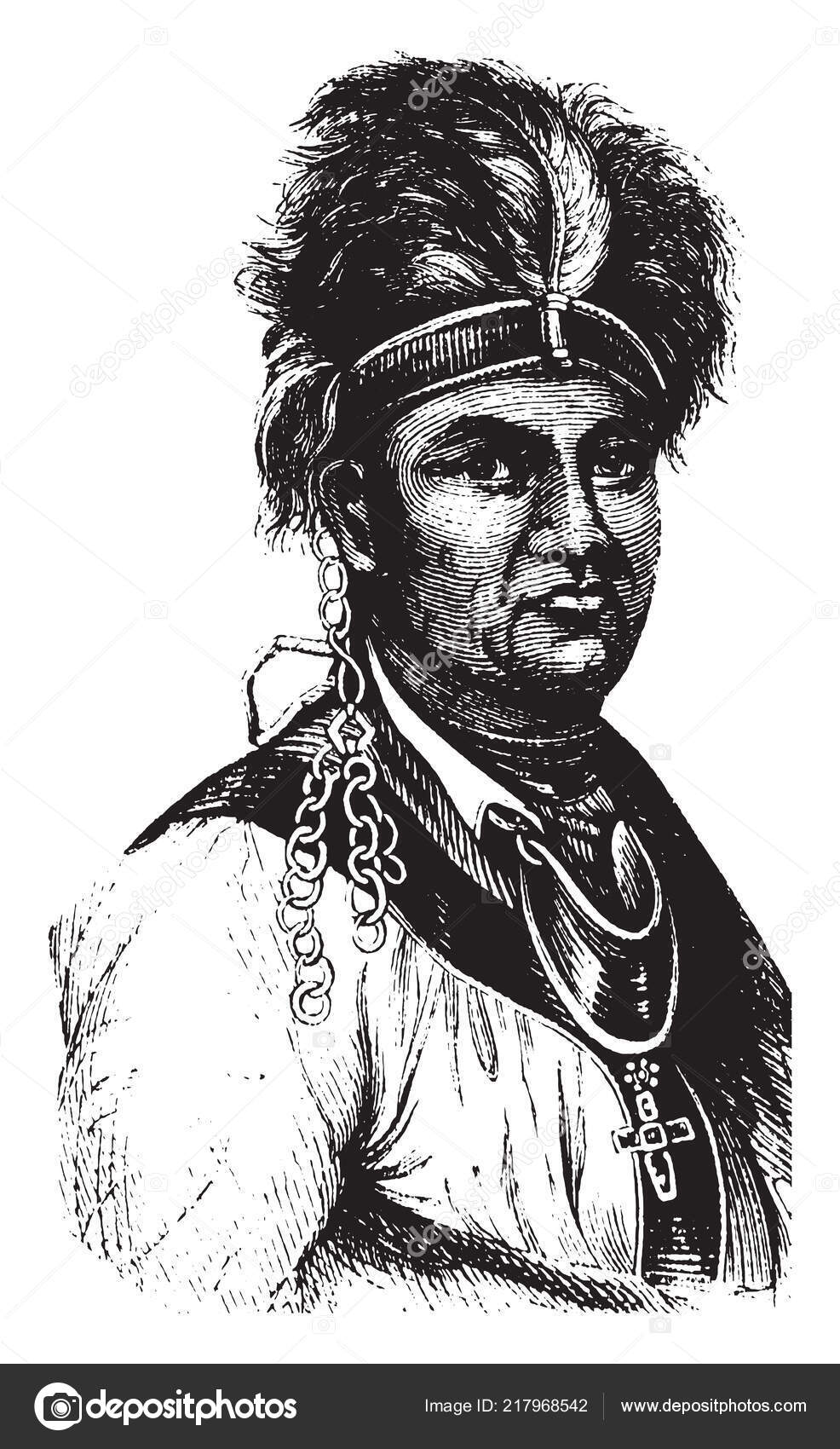 Joseph Brant Thayendanegea 1743 1807 Mohawk Military Political Leader ...