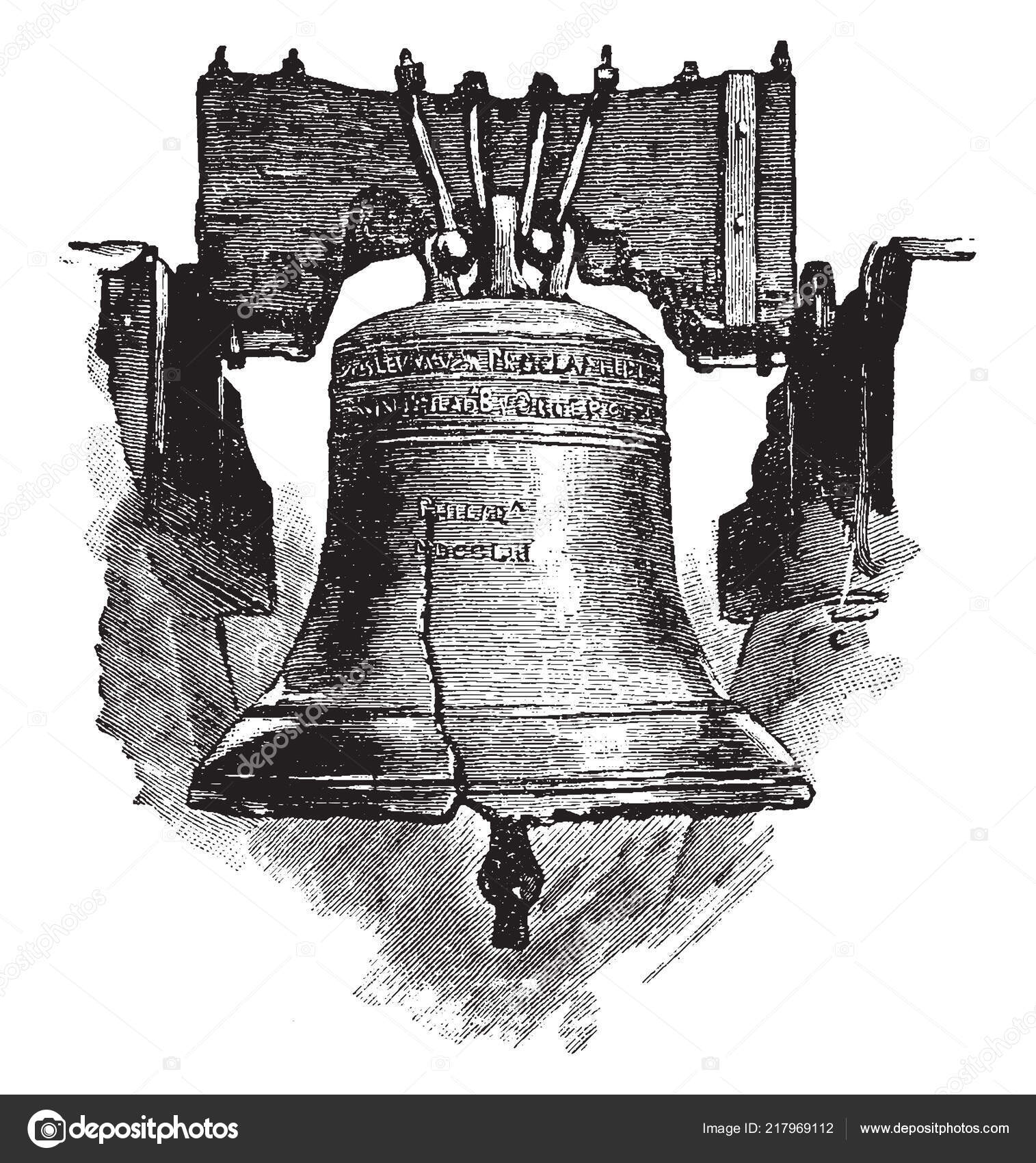 Image Depicts Liberty Bell Which Iconic Symbol American Independence ...
