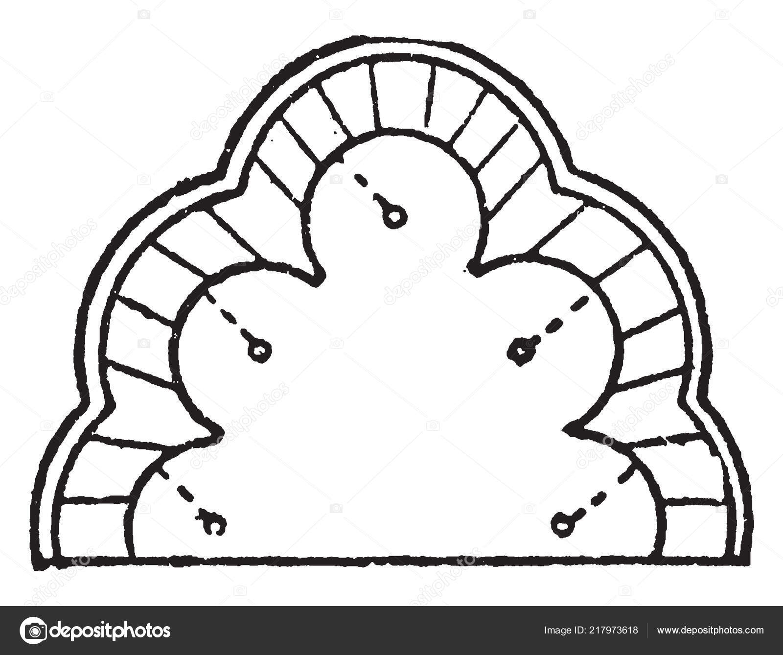 Multifoil Arc Invented Moors Cusped Keystone Multifoil Springers ...
