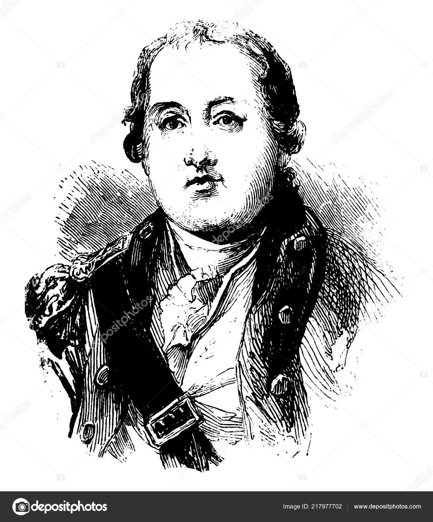 William Augustine Washington 1752 1810 Cavalry Officer Continental Army ...