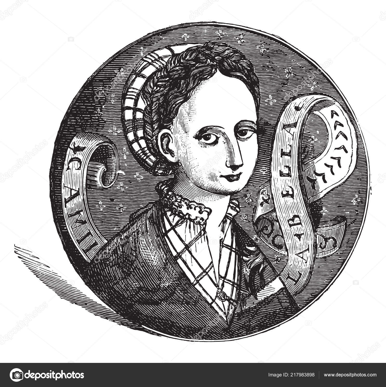 Plate Giorgio Andreoli Vintage Illustration Stock Vector Image by ...