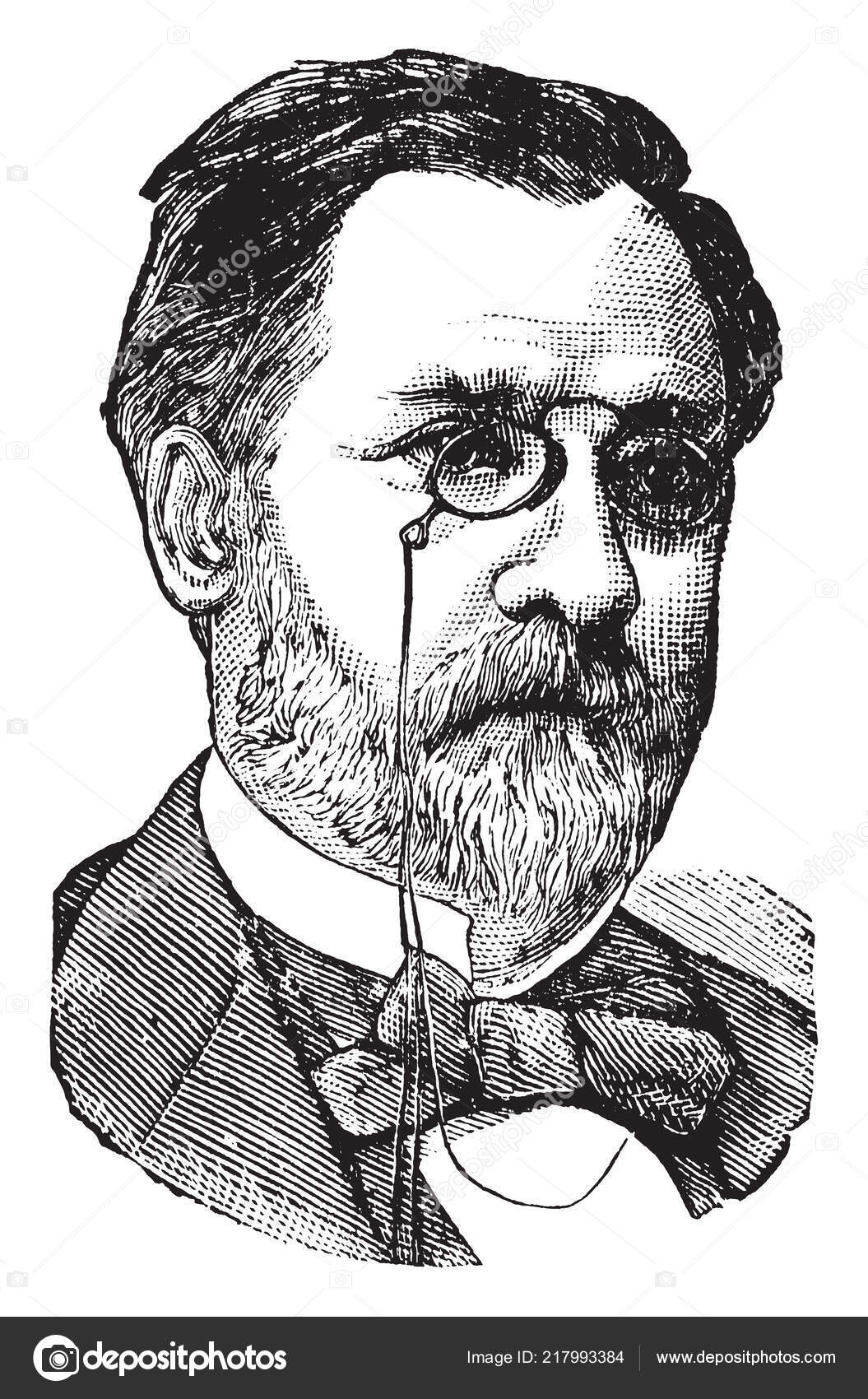 Louis Pasteur 1822 1895 French Biologist Microbiologist Chemist Vintage ...