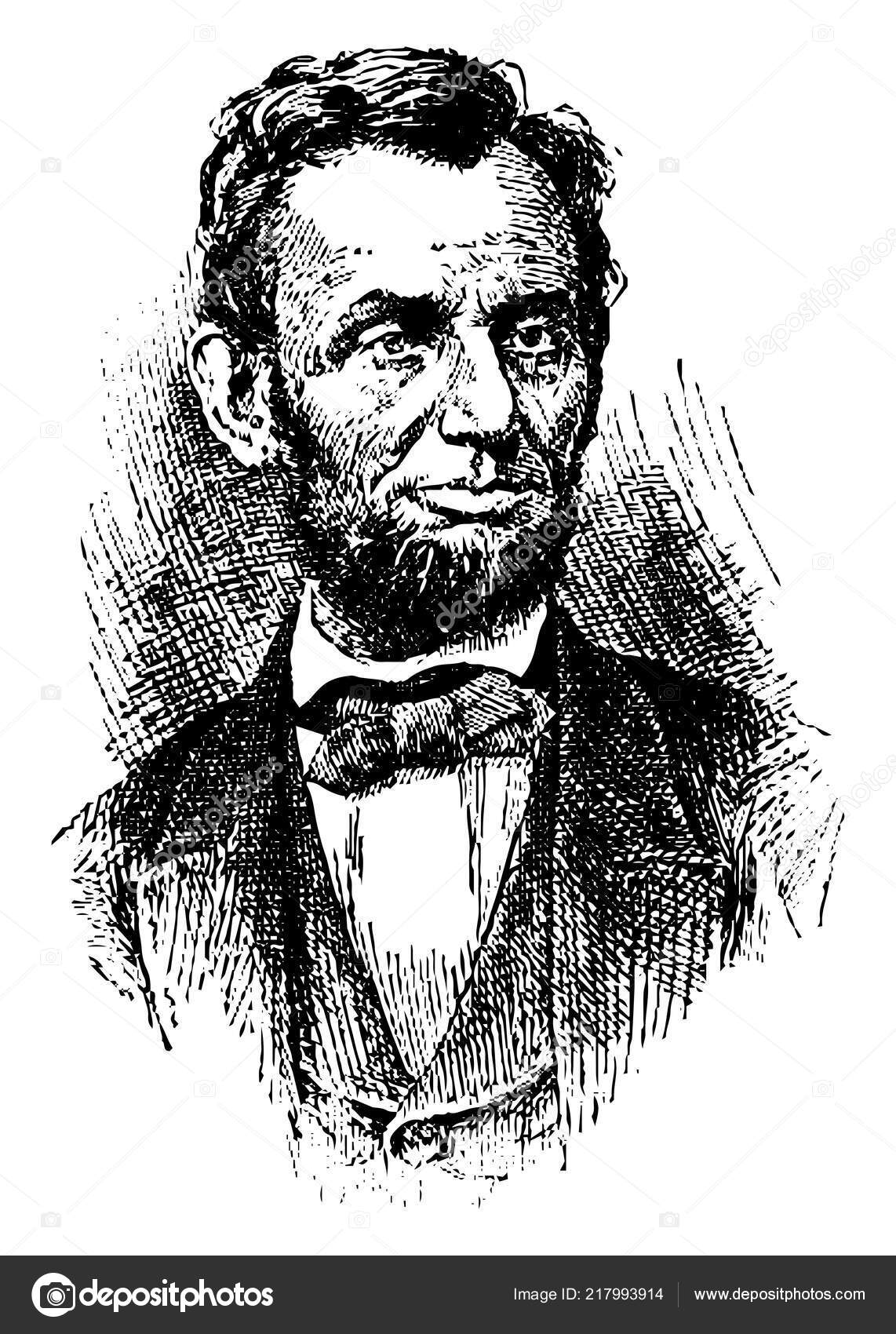 Abraham Lincoln Clip Art Black And White