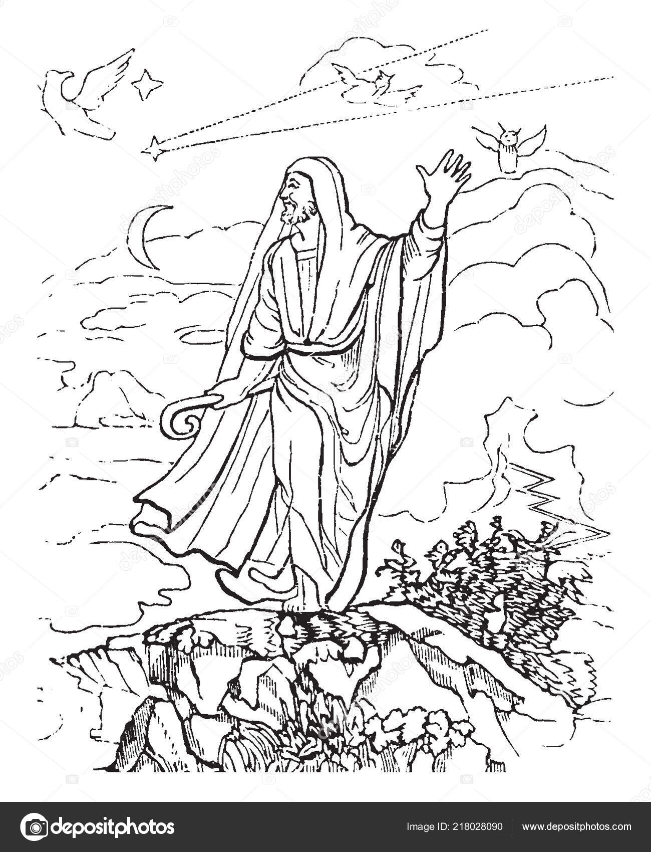 Roman Augur Practicing Augury Augury Interpreting Gods Studying Flight ...