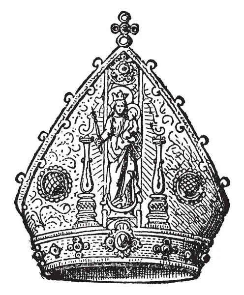 Panache Form Crest Vintage Line Drawing Engraving Illustration Stock ...