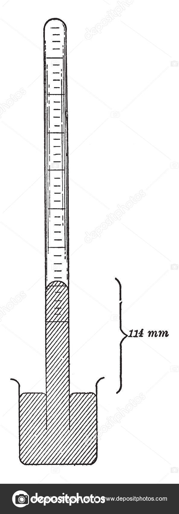Illustration Tube Inverted Mercury Mercury Rising Test Tube 114 ...