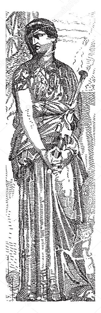 Una estatua de Medea que era la hija del rey Eetes de Colchis en la ...