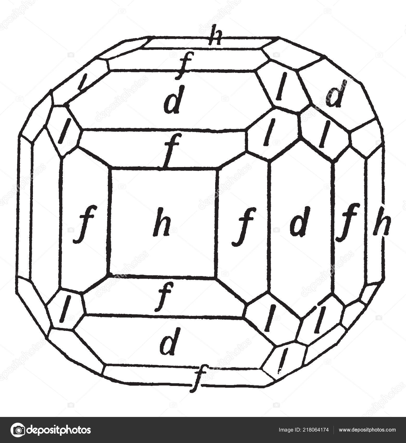 Diagram Represents Amalgam Vintage Line Drawing Engraving Illustration ...