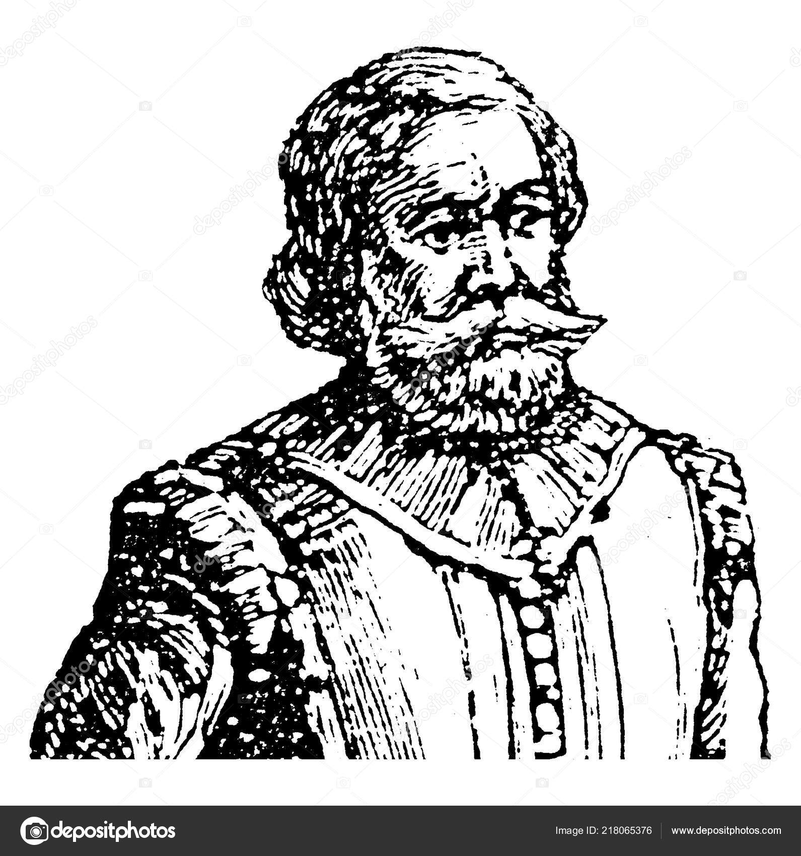 Captain John Smith 1580 1631 English Soldier Explorer Author Vintage ...