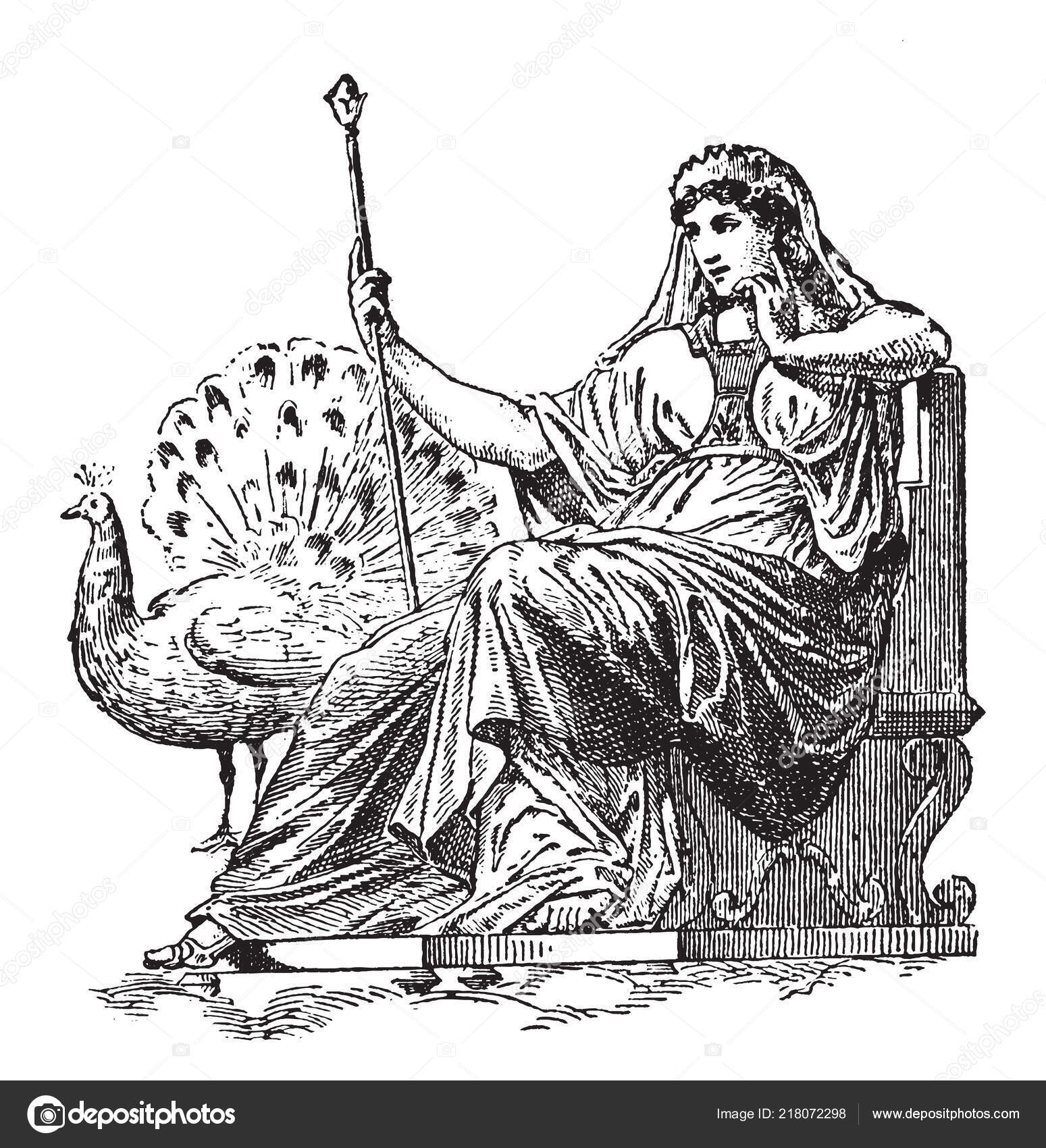 Hera Greek Goddess Drawing