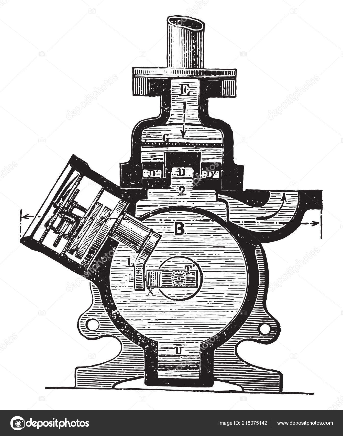 Cross Section Vintage Engraved Illustration Industrial Encyclopedia ...