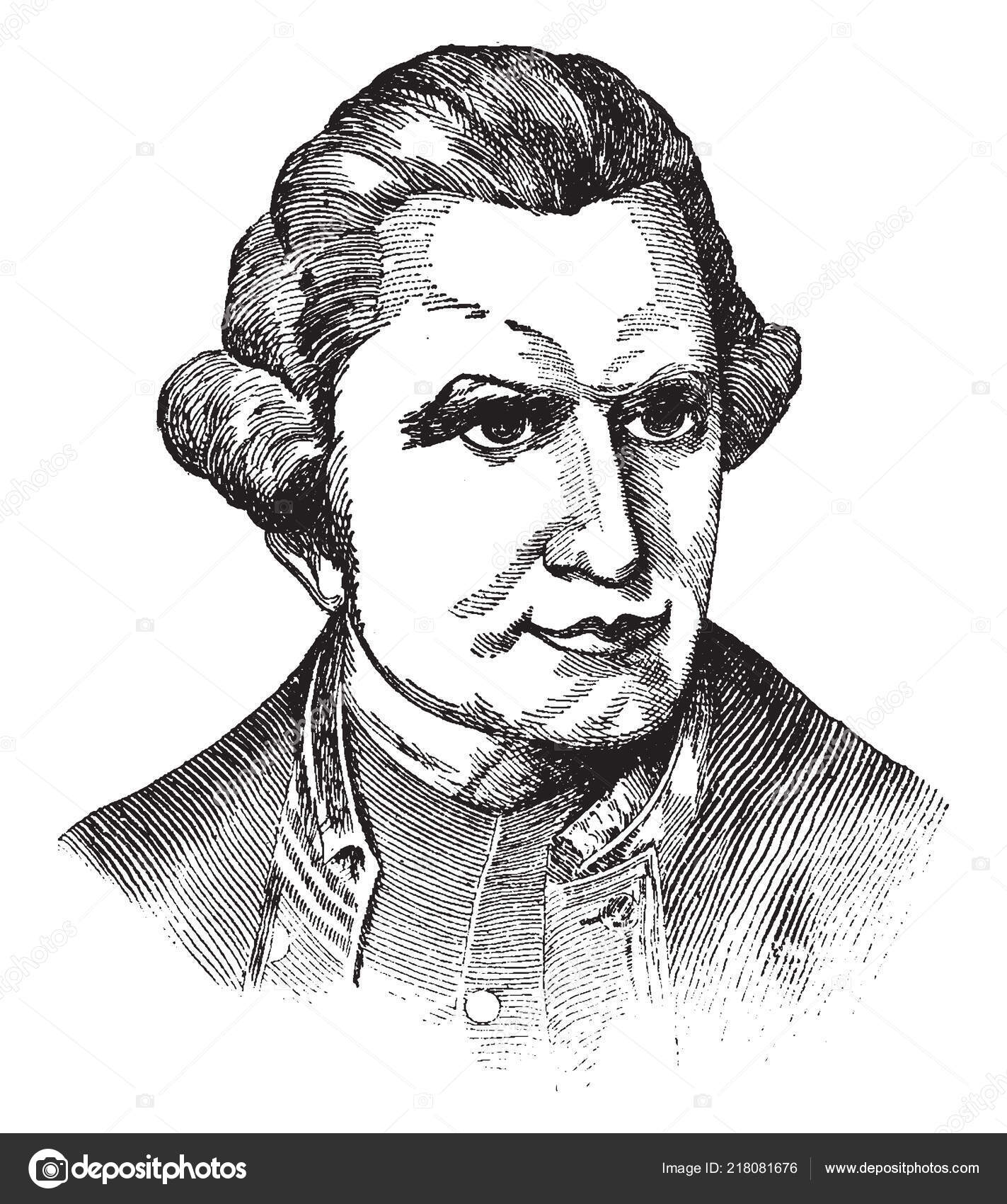 Captain James Cook 1728 1779 British Explorer Navigator Cartographer ...