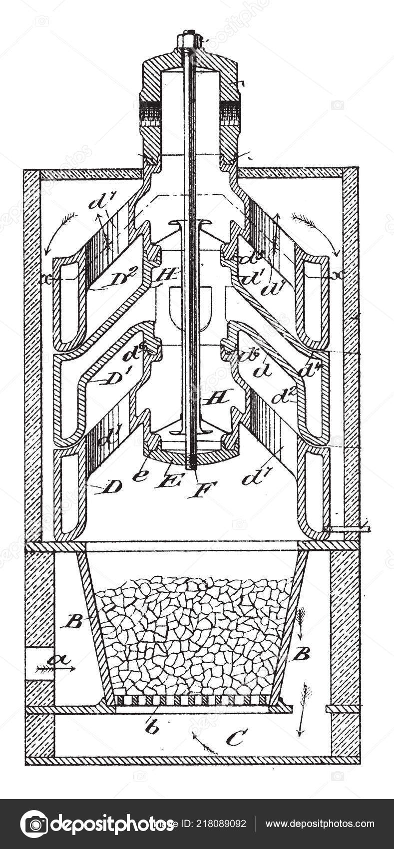 Illustration Represents Steam Generator Which Used Produce Steam ...