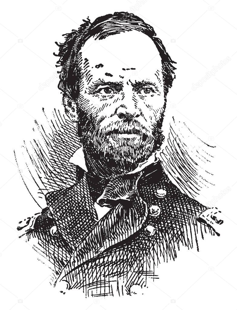 General William Tecumseh Sherman, 1820-1891, fue un soldado ...