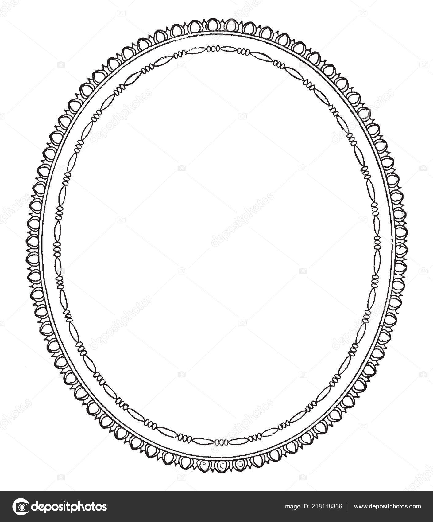 Oval Border Design