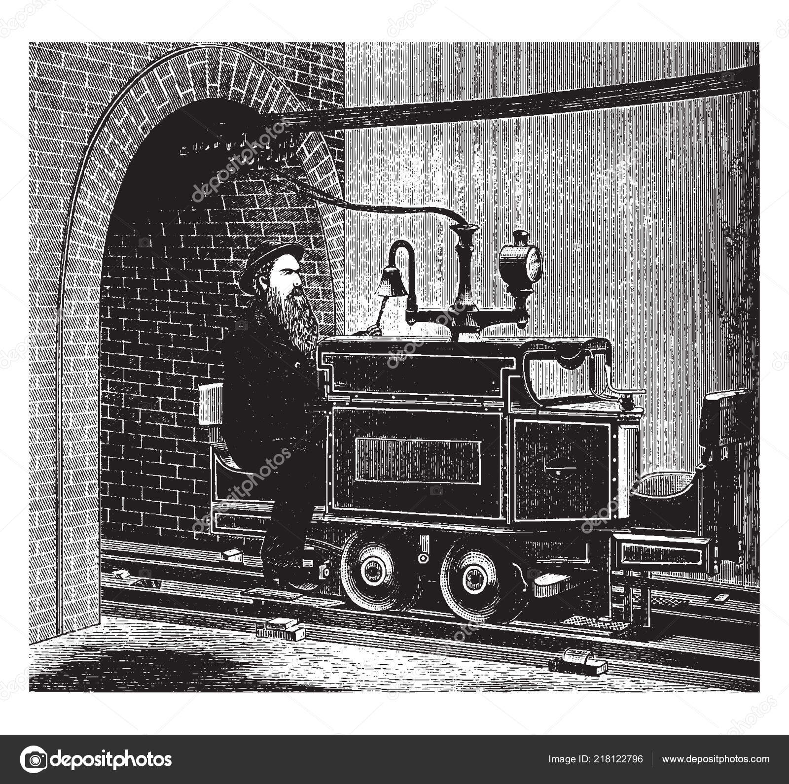 Siemens Halske Electric Engine First Electric Railway Built Berlin 1879 ...