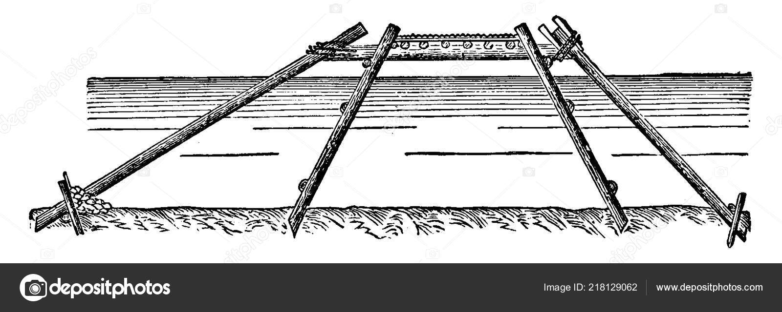 Caesar Bridge Rhine Vintage Engraved Illustration Industrial ...