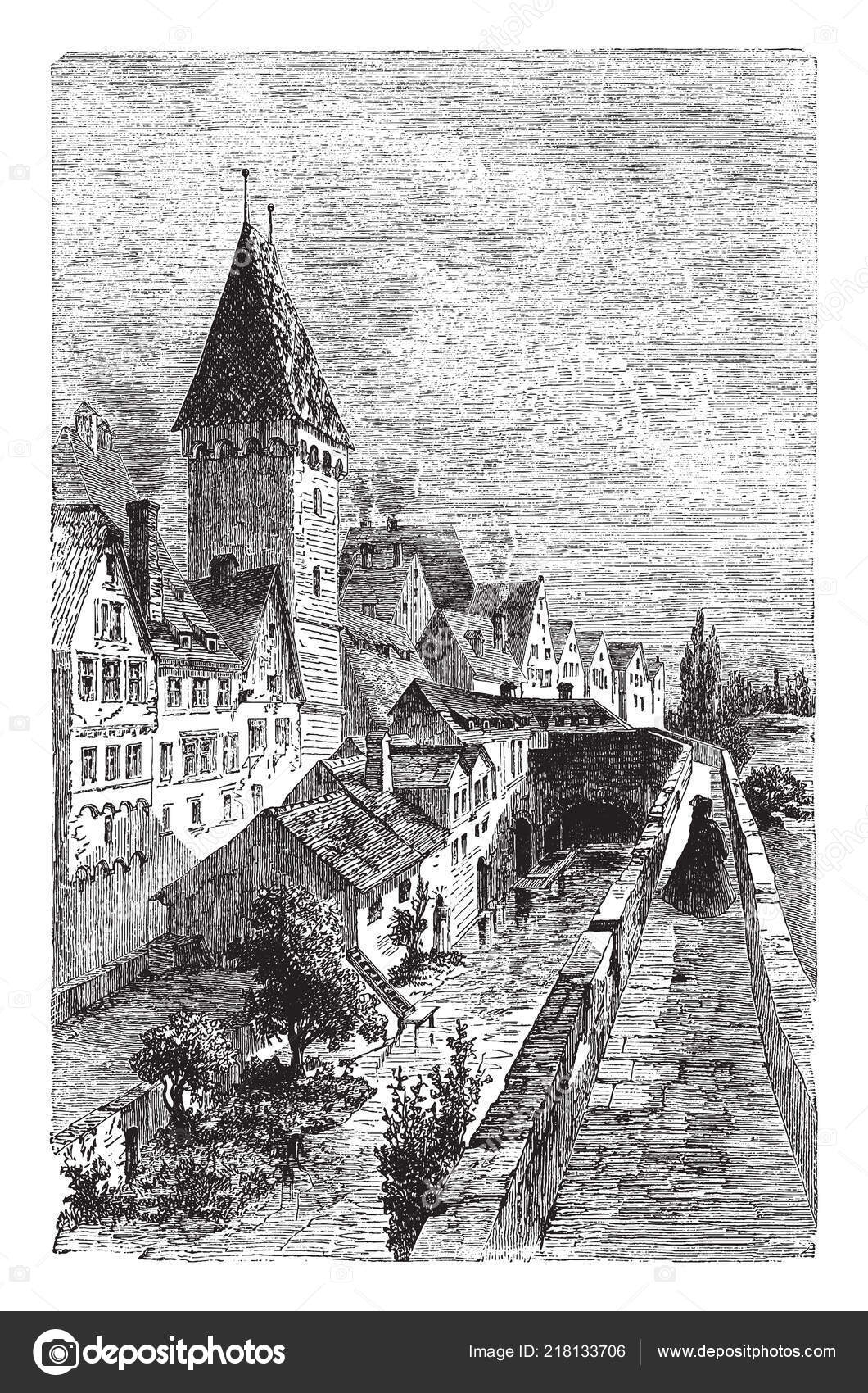 Ramparts Ulm Romans Conquered Land Defended Position Constructing ...