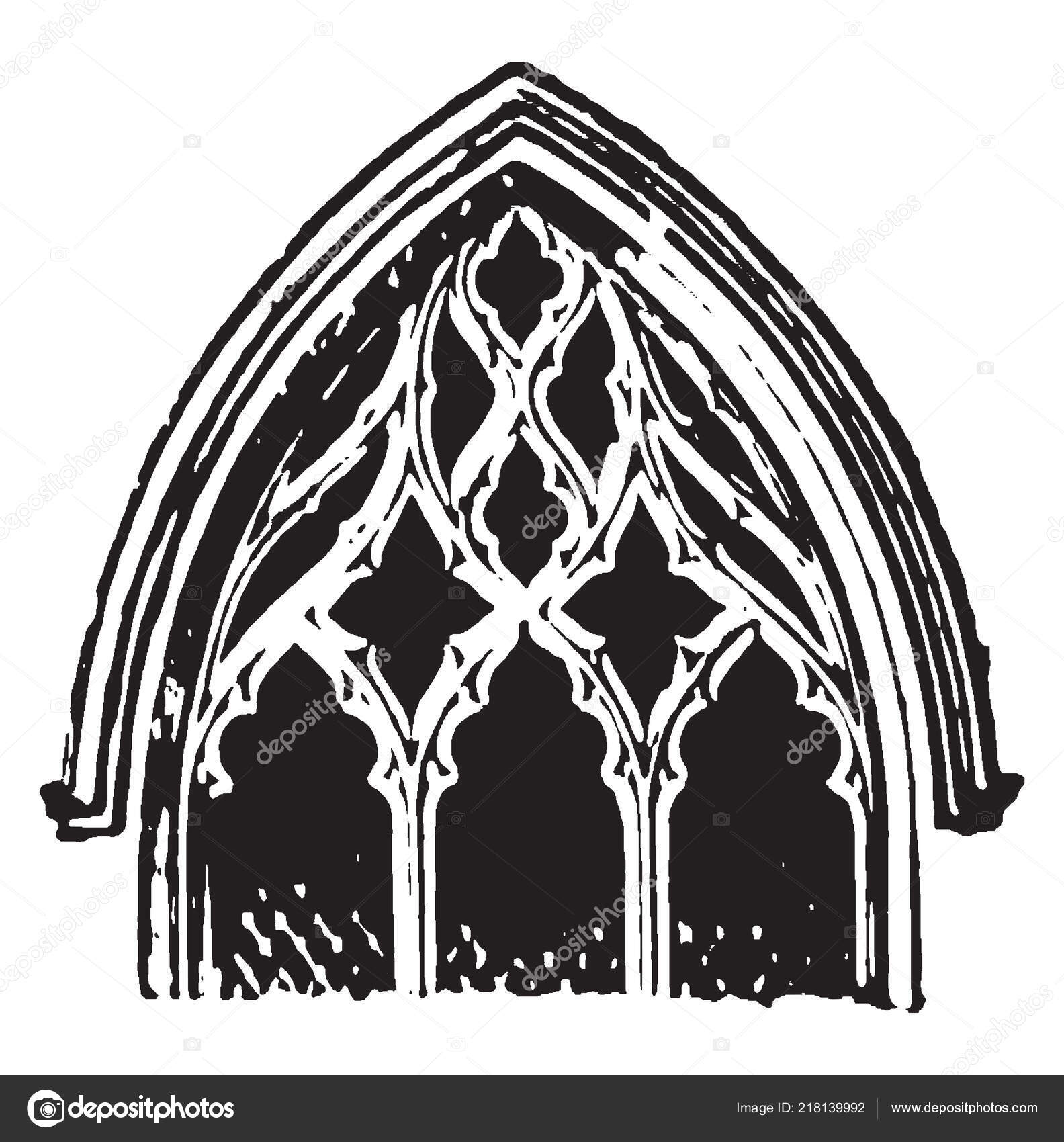 Tracery Key Feature Later Phases Gothic Architectural Style Used Series ...