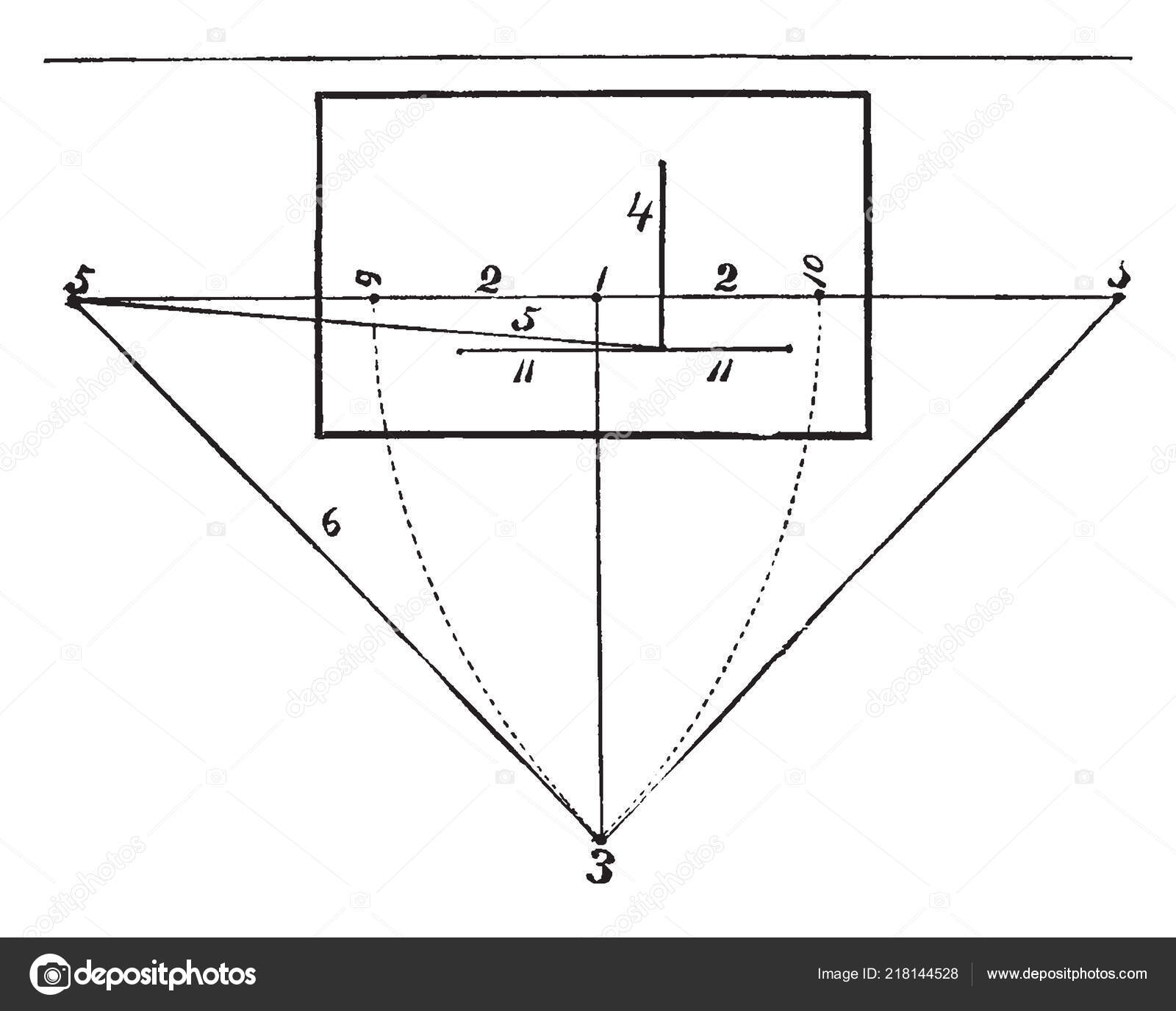 Angular Perspective Whole Points Lines Preparatory Beginning Drawing ...