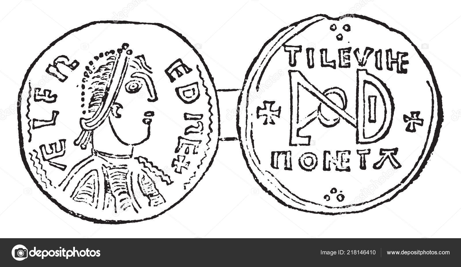 Coin Alfred Great Ruled Kingdom Wessex Almost Two Decades End Stock ...