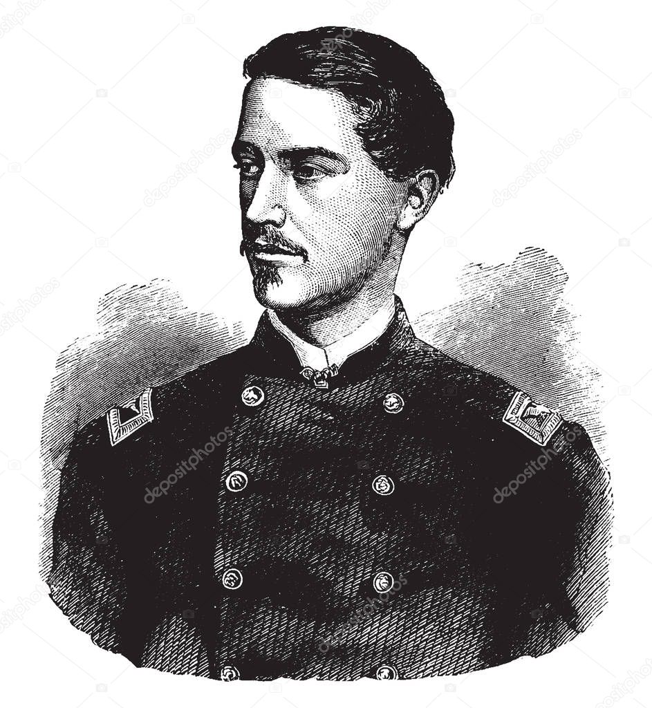 Ulric Dahlgren, 1842-1864, fue coronel en el ejército sindical durante ...