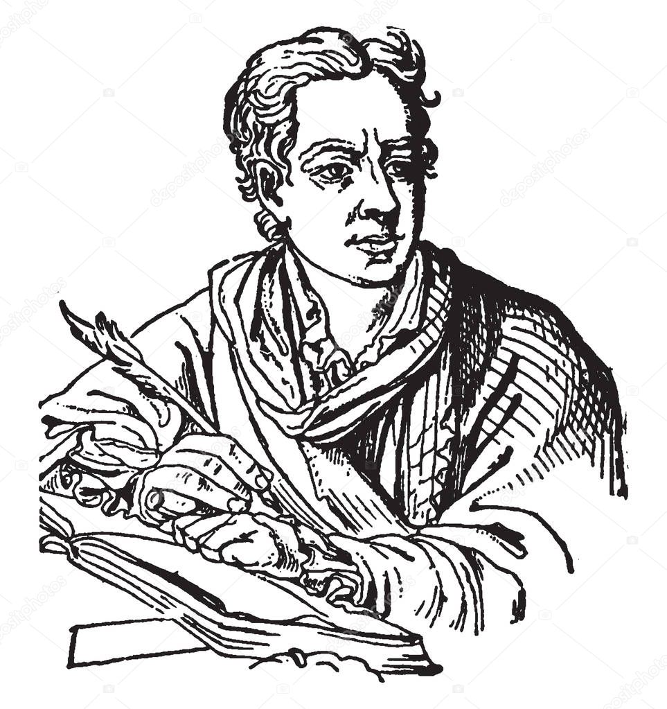 Johann Joachim Winckelmann, 1717-1768, fue un historiador de arte y arque logo alem n, ilustraci ...