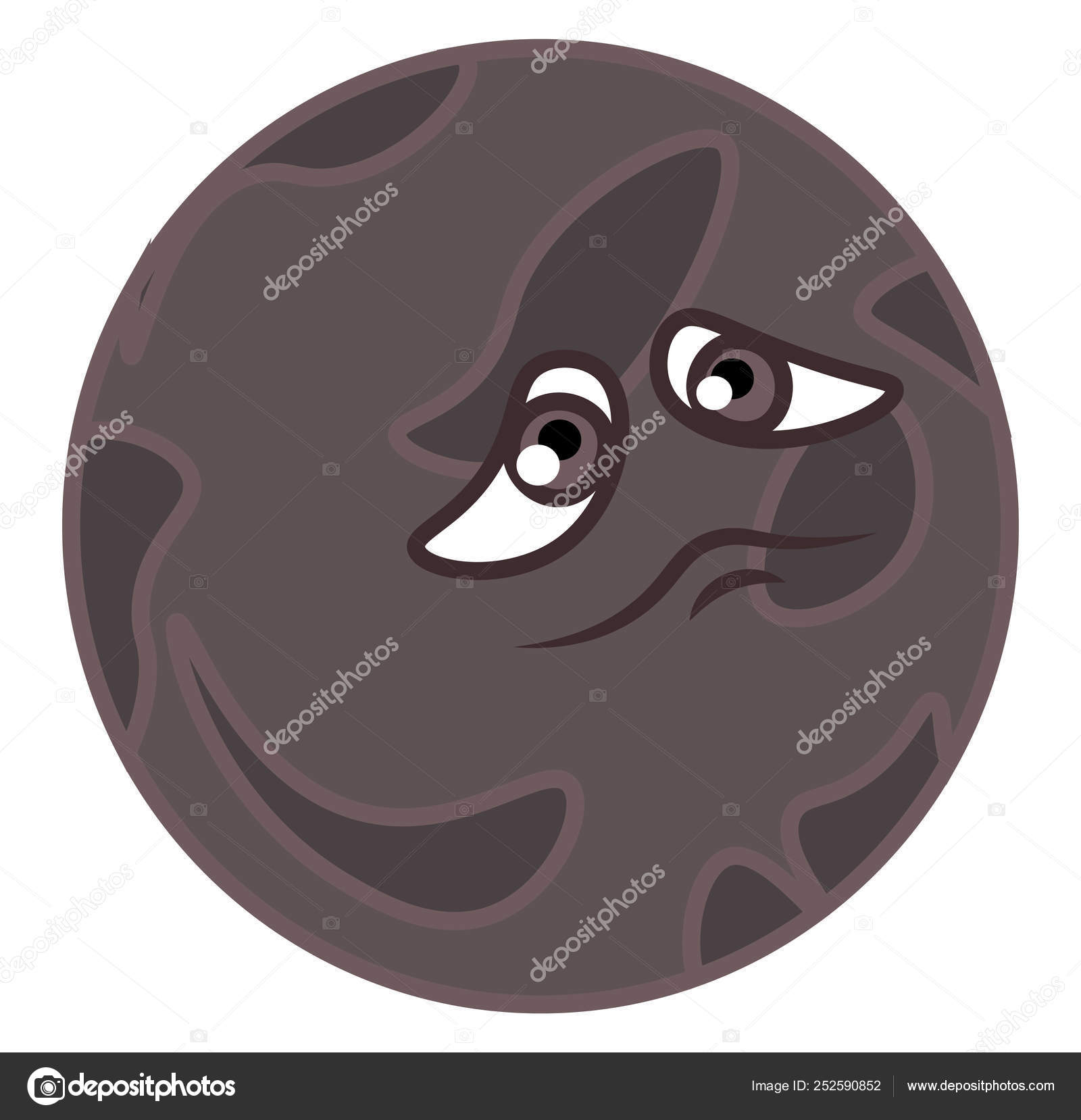 Clipart of dwarf planet Pluto vector or color illustration Stock Vector ...