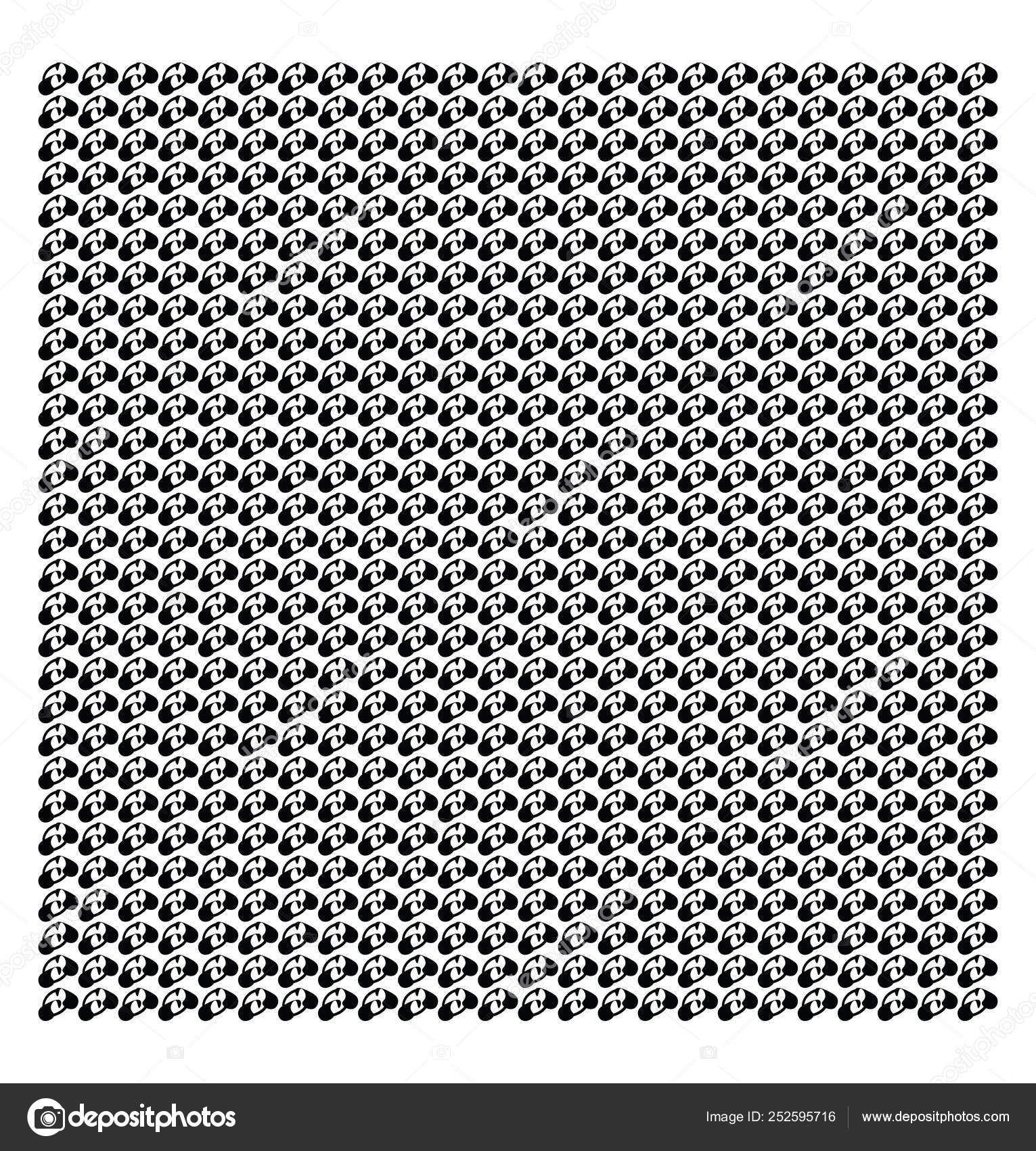 Pattern of symbols vector or color illustration Stock Vector Image by ...