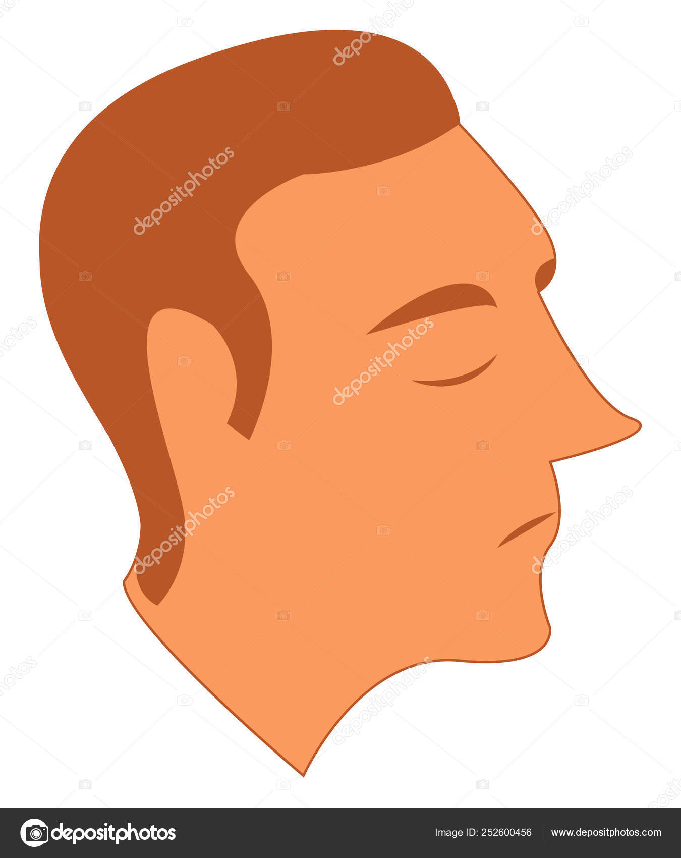 A regretful man vector or color illustration Stock Vector Image by ...