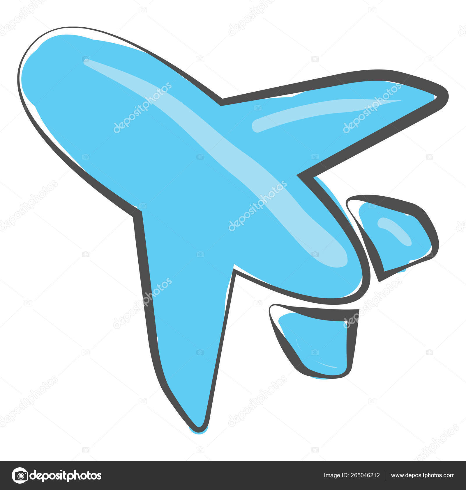 Typical Representation Business Jet Which Aircraft Designed Carrying ...