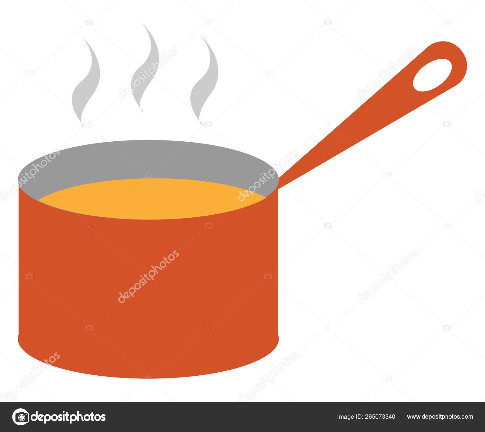 Steaming Pot Clipart