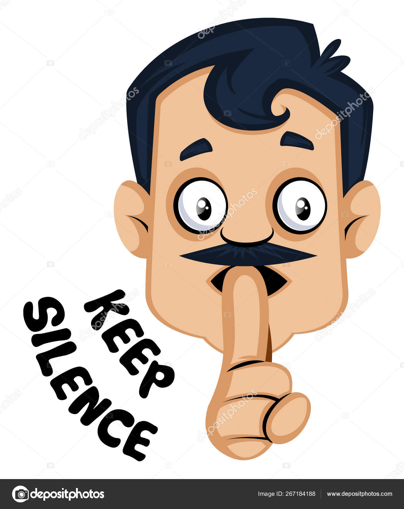 Keep Silence Clip Art