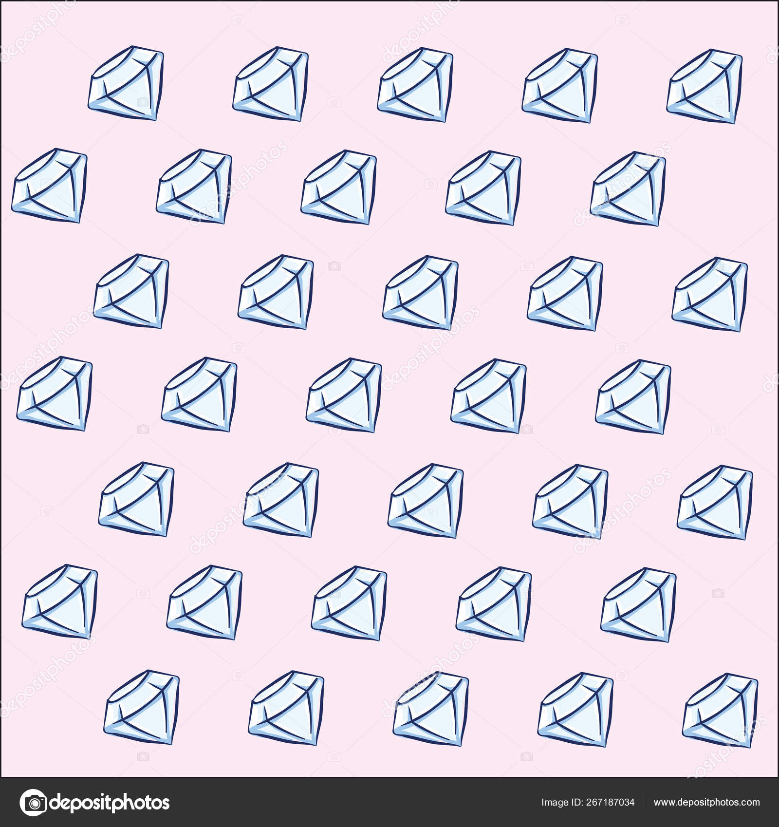 Diamond background , vector or color illustration Stock Vector by ...