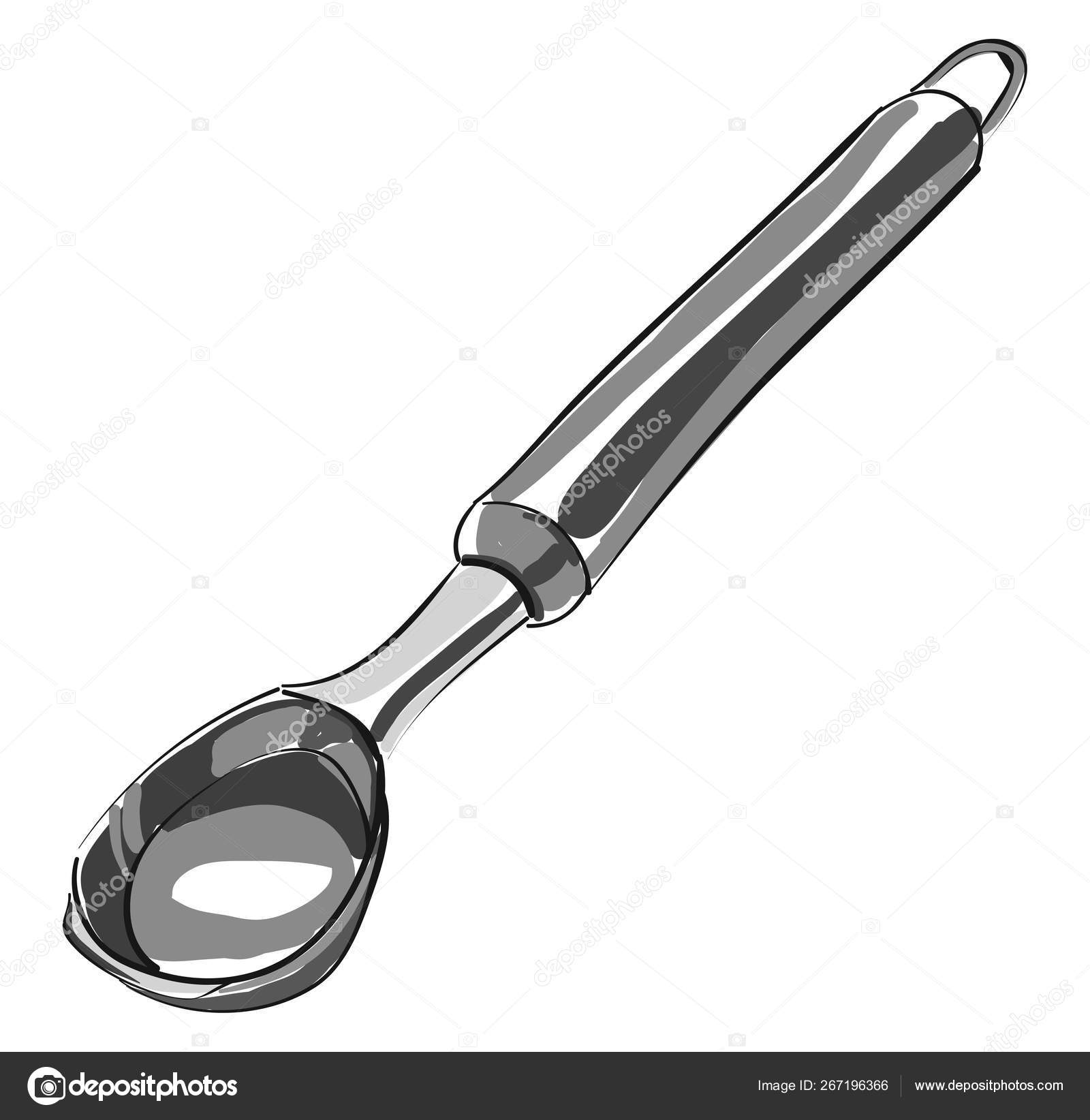 Spoon Pencil Drawing