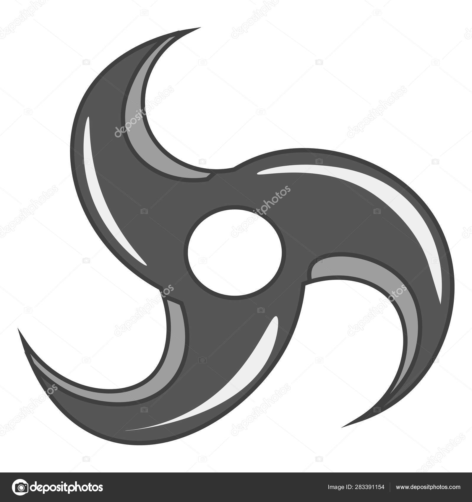 A sharp shuriken, vector or color illustration. Stock Vector by ...