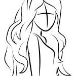 One Line Drawing Women Vector Illustration Continuous Artistic Hand ...