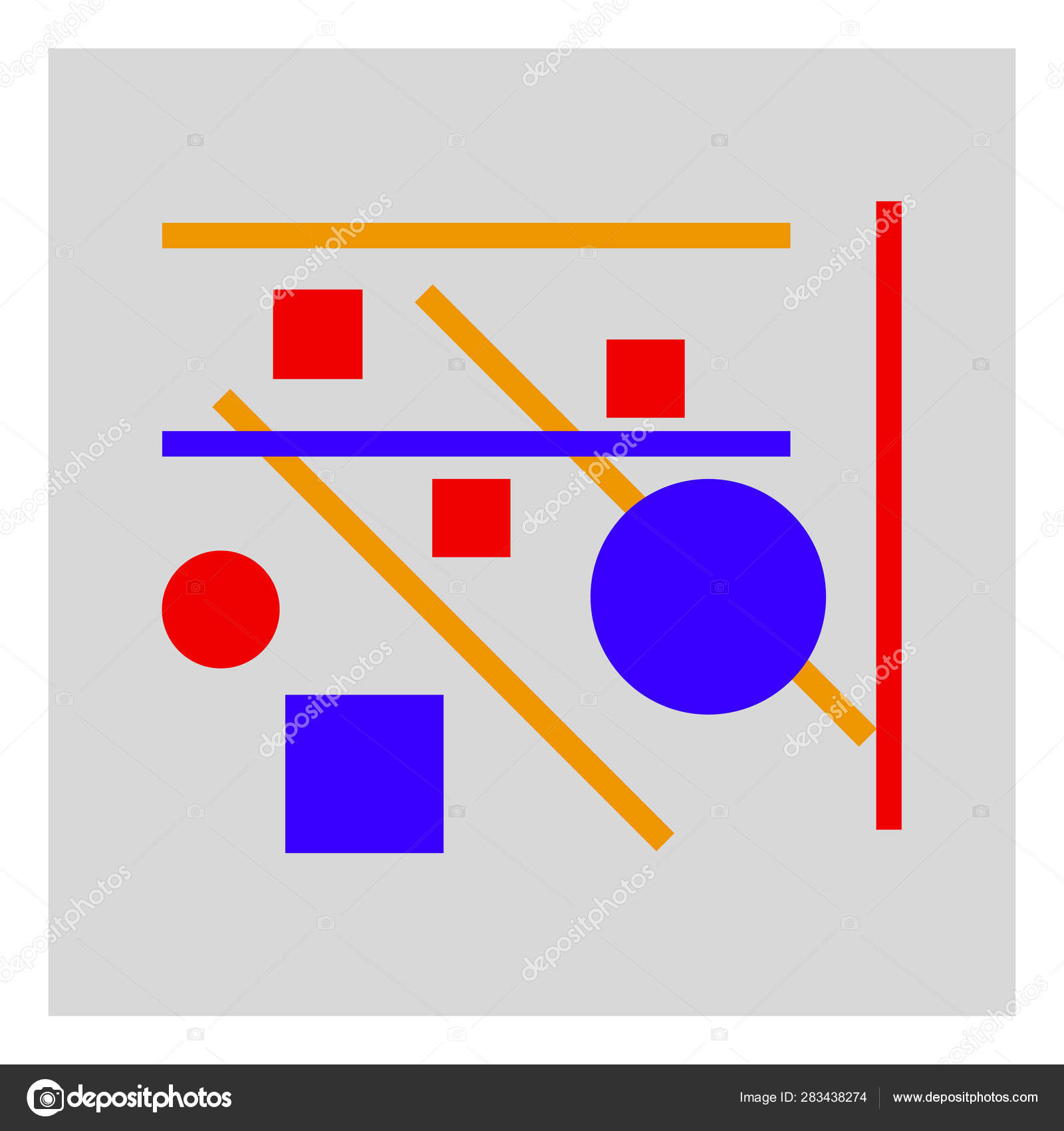 Super math painting, illustration, vector on white background. Stock ...