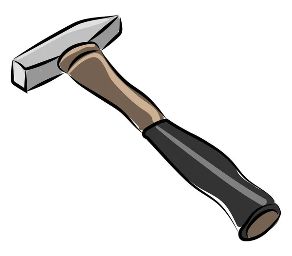 Hammer drawing, illustration, vector on white background. Stock Vector ...