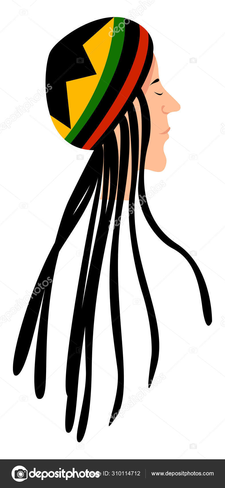 Jamaican Man Cartoon