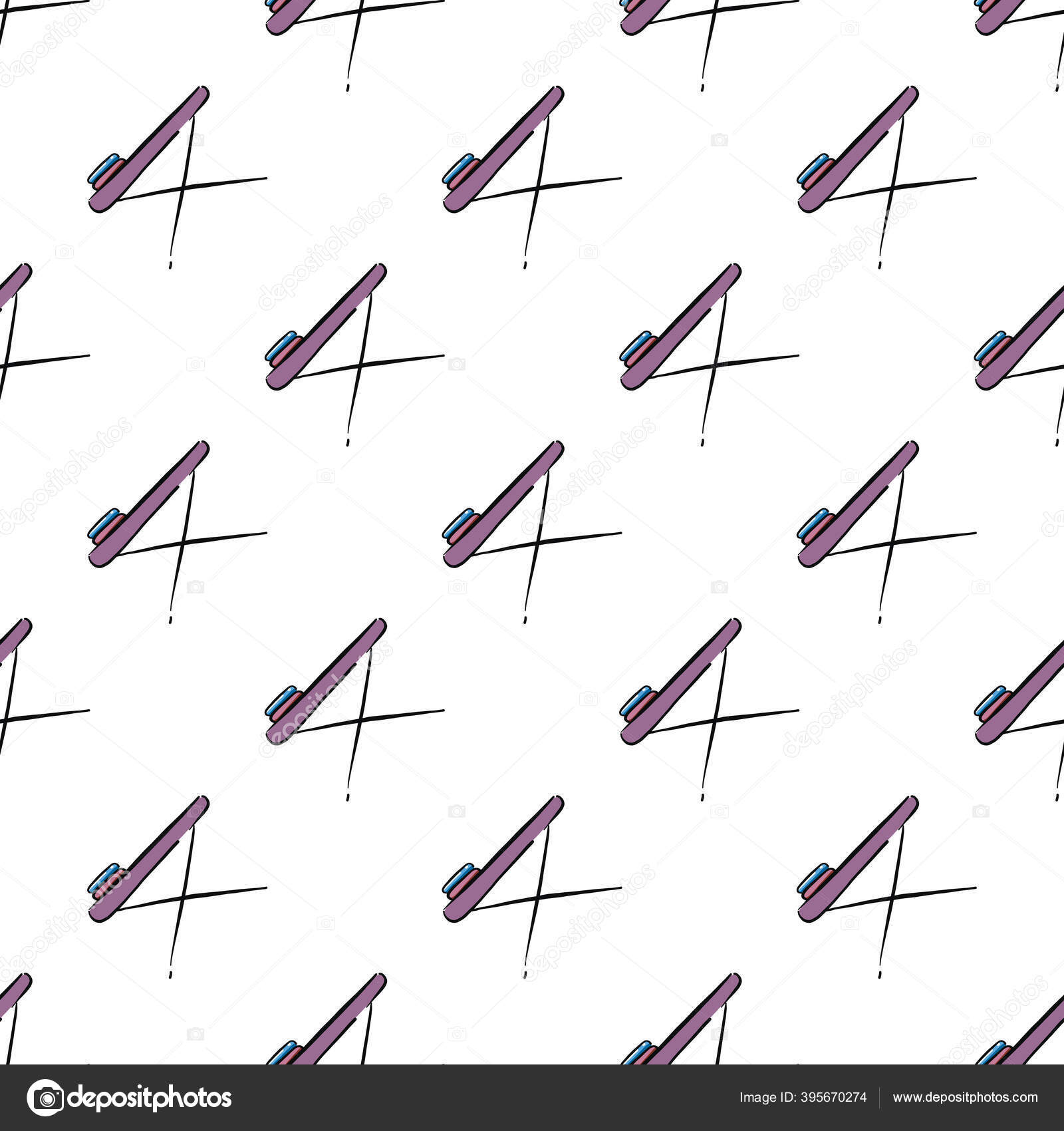 Iron Table Seamless Pattern White Background Stock Vector by ©Morphart ...