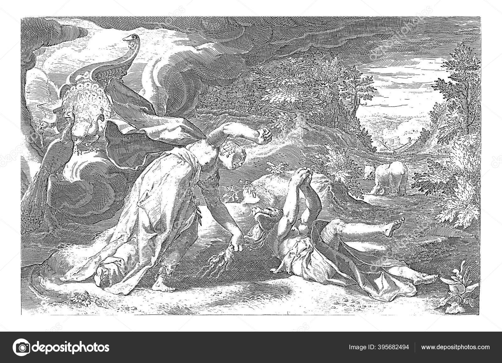 Callisto Gave Birth Jupiter's Son Arcas Juno Turns Her Bear Stock ...