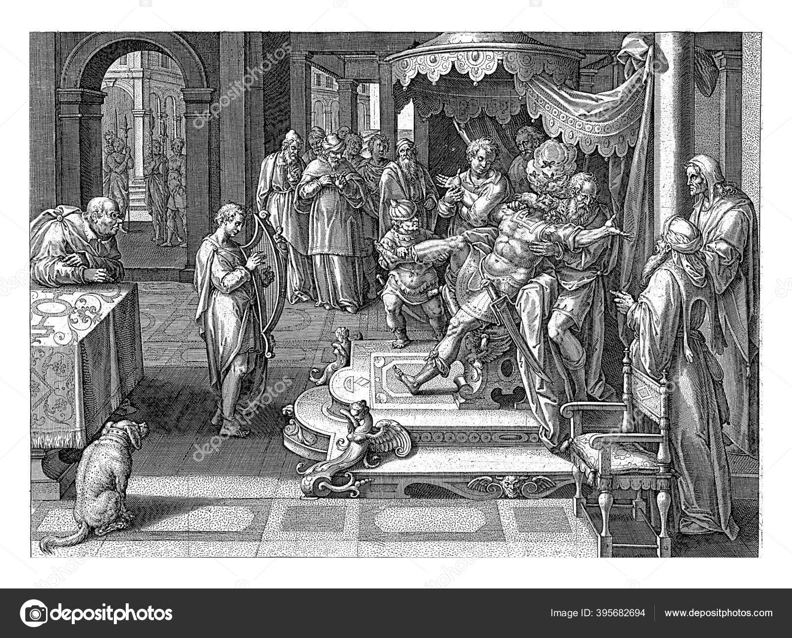 Young King David Drawing