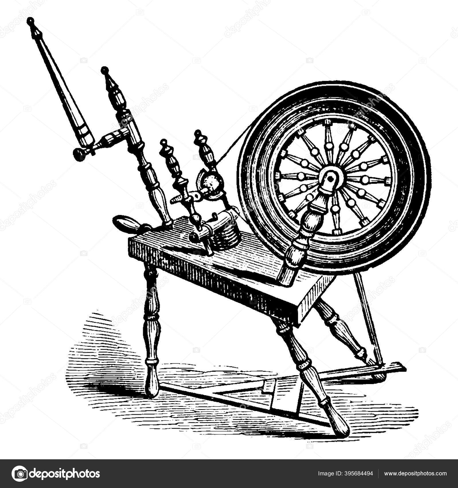 Spinning Wheel First Introduced India 500 Device Which Used Spinning ...