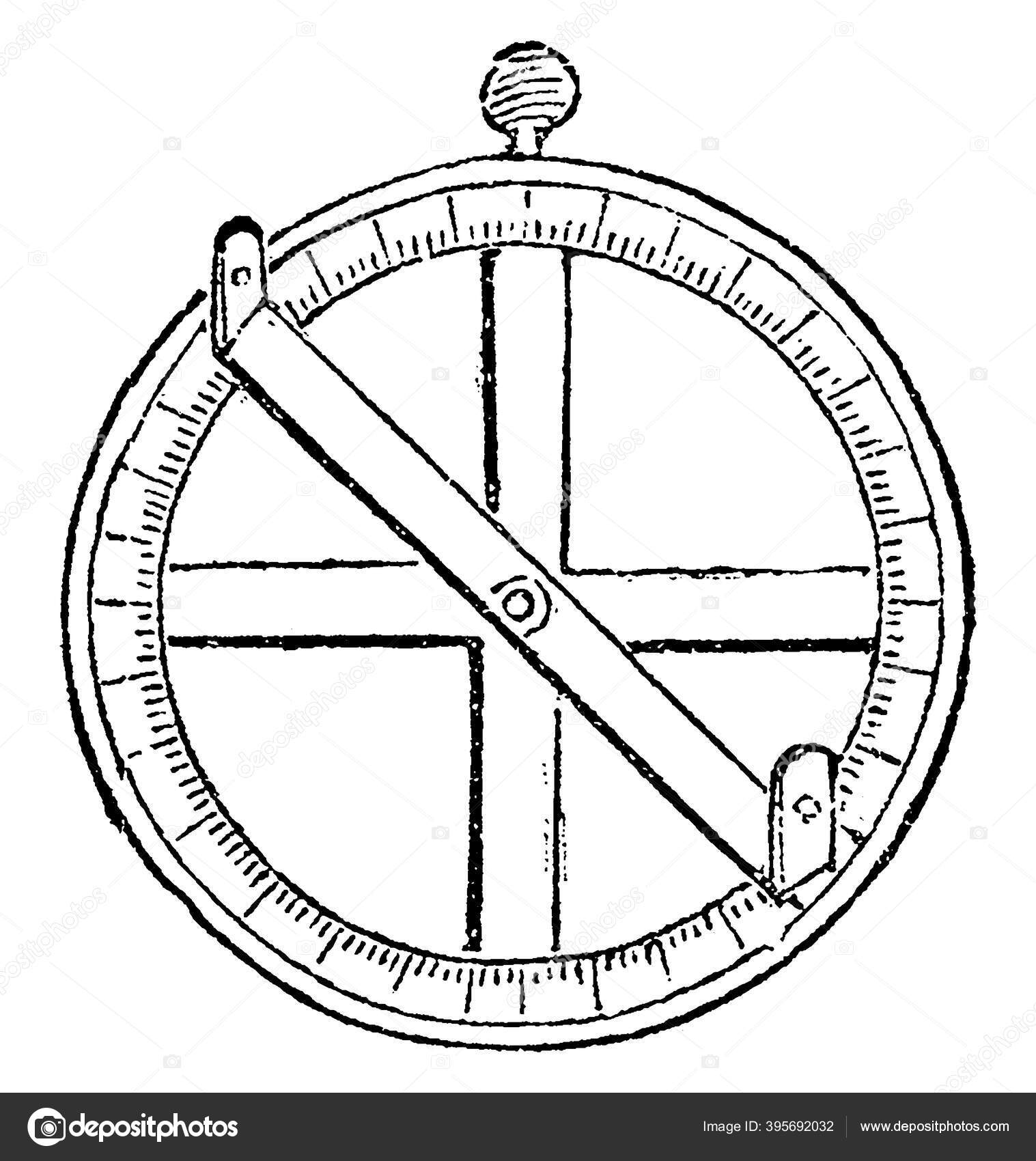 Astrolabe Elaborate Inclinometer Historically Used Astronomers ...