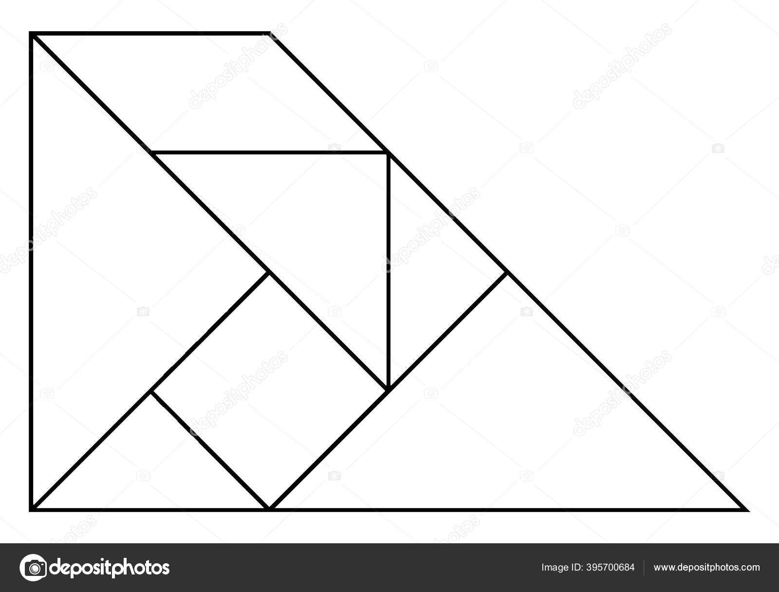 Tangram Represents Irregular Quadrilateral Tangrams Gives Students ...
