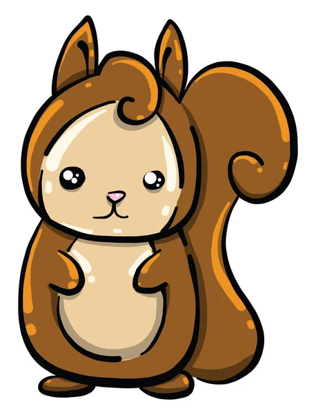 Sad Squirrel Drawing