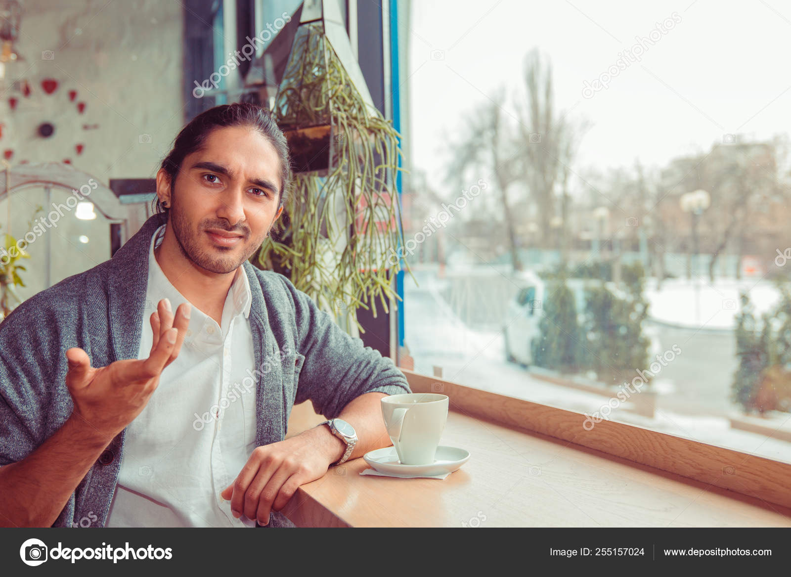 Frustrated man gesturing what do you want from me, so what — Stock ...